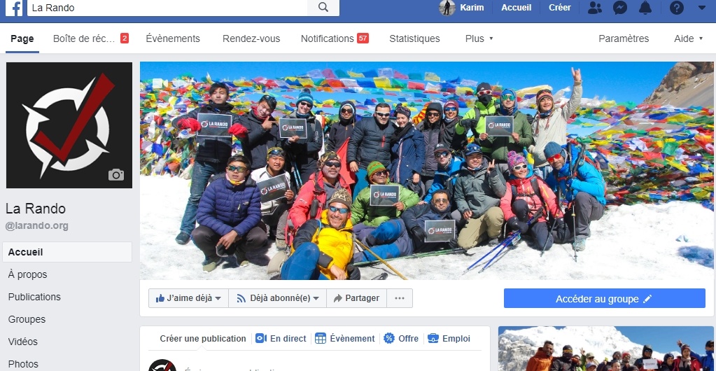 La Rando vérifie sa page sur Facebook - La Rando: Magazine Randonnée ...